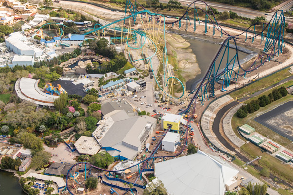 SeaWorld Orlando Installs Final Piece of Mako’s Giant Track ...