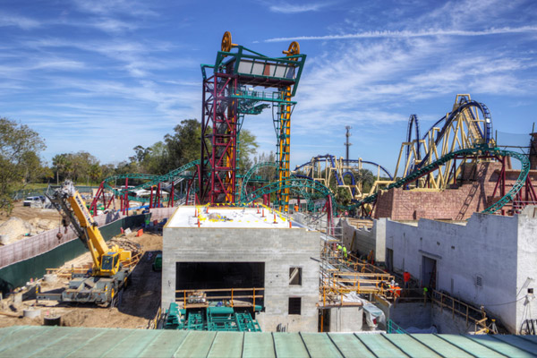 Behind the Scenes of Busch Gardens Cobra’s Curse Construction ...